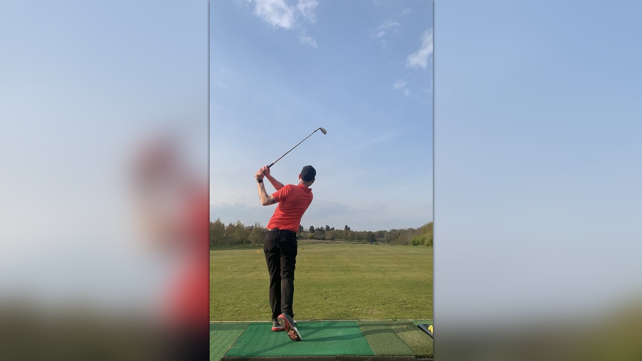 Artist becoming a Golf Professional by Robbie Howells