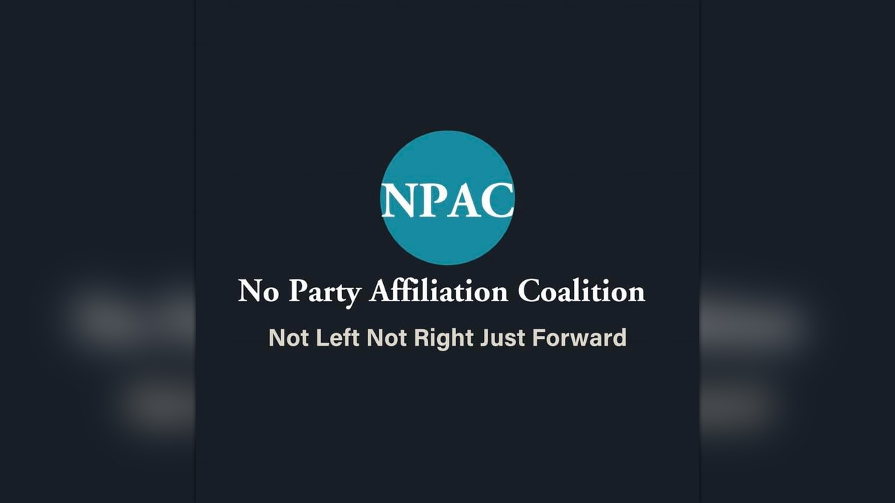 Not Left Not Right just Forward by No Part Affiliation Coalition Inc