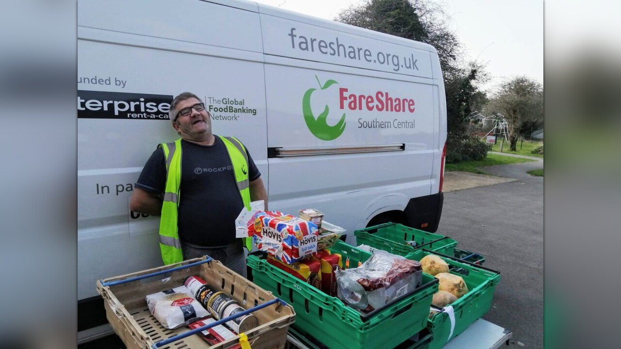 Cost of living crisis. Support worldwide. I work for fareshare! by Martin Anderson