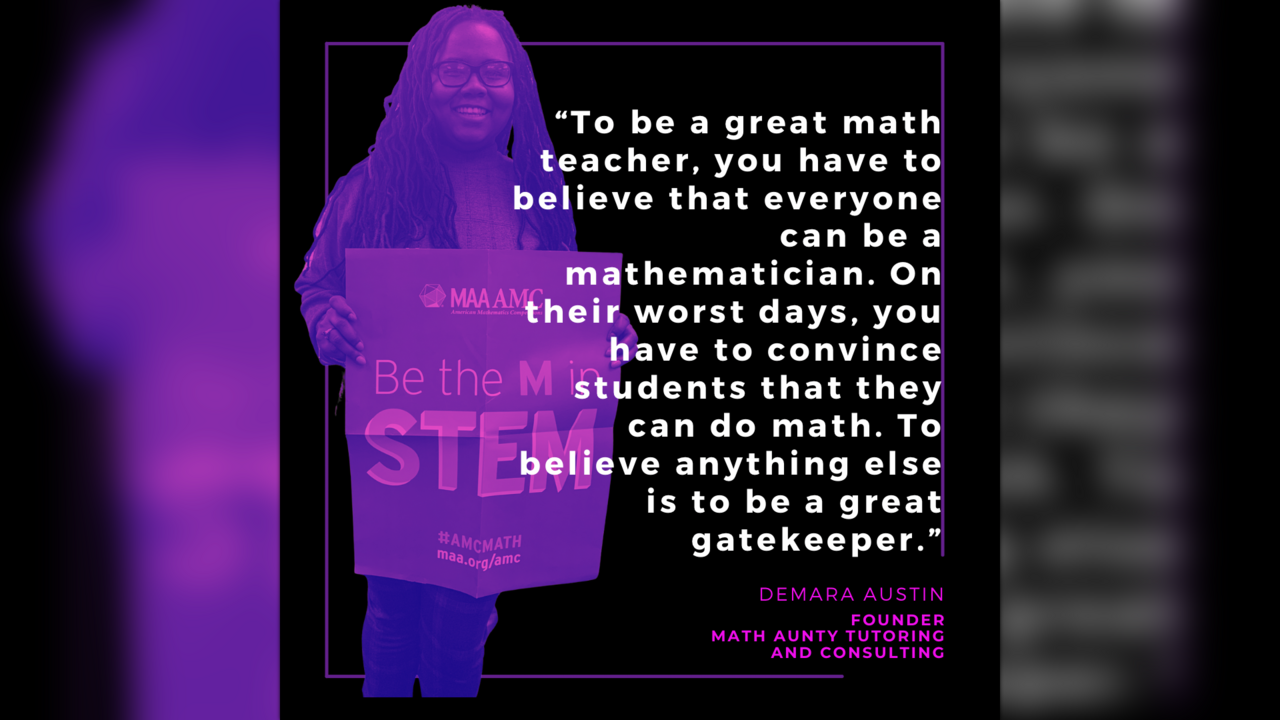 Support Demara Austin in bringing affordable math tutoring to Maryland ...