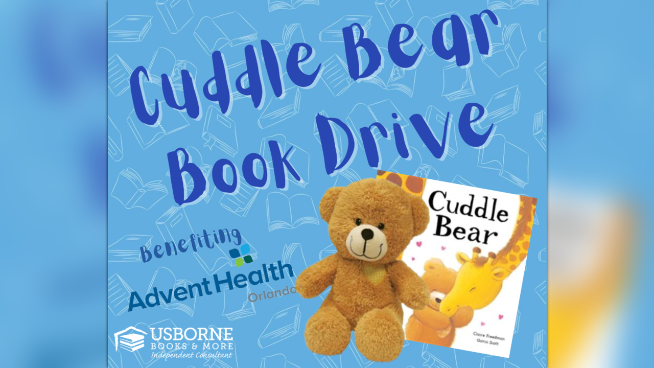 Chelsea's Cuddle Bear Book Drive benefitting Advent Health Orlando by ...