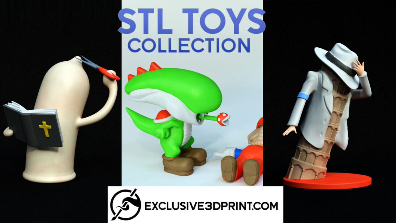 STL toys collection Vol 2 - Ready now by Onicron peter