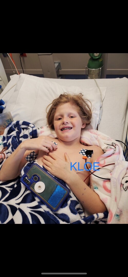 Pucek Family posted a story update on Kloe's Critical Care