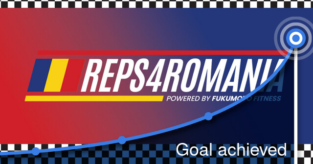 Reps 4 Romania - 2024 Fundraising Workout! reached a milestone
