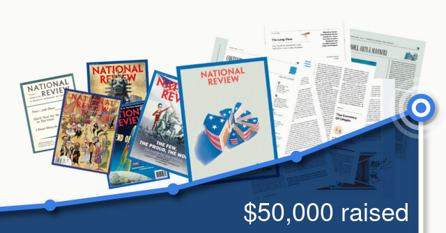 Donate to National Review reached a milestone