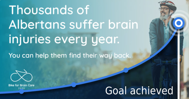 Bike for Brain Care reached a milestone