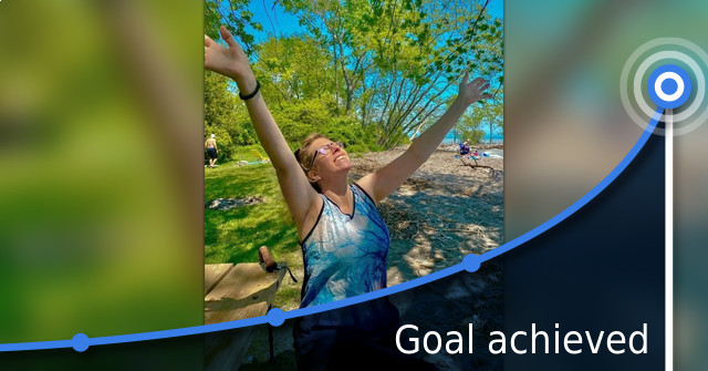 Help Teresa #keepmoving with an Alinker walking bike reached a milestone