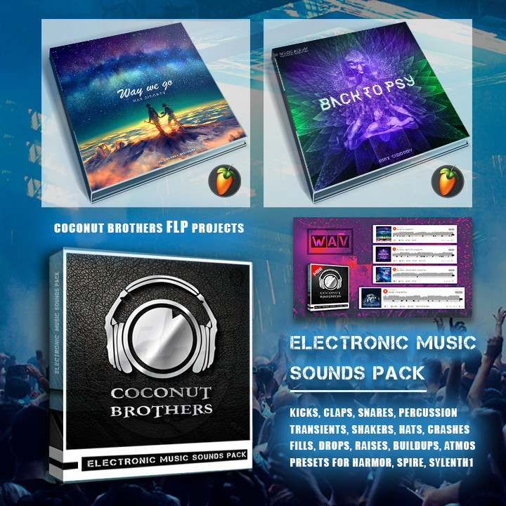 COCONUT BROTHERS creating New PSY Trance Album by Coconut Brothers